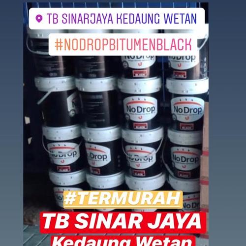Jual NO DROP BITUMEN BLACK 20KG PELAPIS ANTI BOCOR CAT WATERPROOFING 20 ...