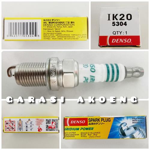 Jual Busi Iridium Denso IK20 Honda Brio Civic CRV Stream Jazz Freed ...
