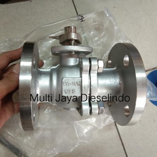 Jual Ball valve flange jis 10k stainless 304 2" inch DN50 - Jakarta Barat - Multi Jaya ...