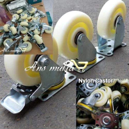 Jual Roda Troli Nylon 6" Heavy Duty Sagenwerk Roda Trolley 3 Varian ...