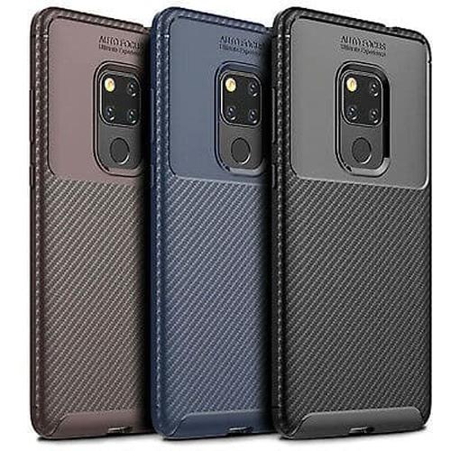 Jual HUAWEI MATE 20 CASE AUTO FOCUS CARBON ORIGINAL CASING - BLACK ...