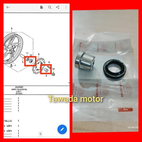 Jual BOS BOSH RODA DEPAN BAGIAN KIRI PLUS SEAL DEBU Scoopy eSP K93 ...