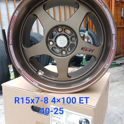Jual Velg spoon regamaster ring 15 lebar 7-8 pcd 4x100 ET 40-25 vios ...