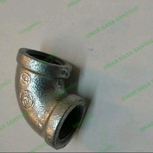 Jual Knee Elbow Besi Galvanis / Cs 45 Derajat Drat 4" inch - Jakarta ...
