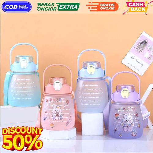 Jual Botol Viral GEMOY 1.3 Ltr Tempat minum Gradasi Motivasi Botol Air ...