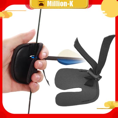 Jual Finger Tab Hitam Double Panahan Pelindung Jari Untuk Dewasa Dan ...