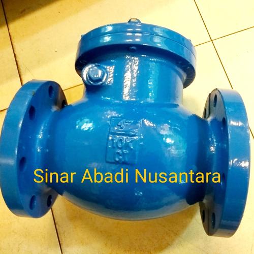 Jual Swing Check Valve Cast Iron / CI Flange Jis 10K 5" inch DN 125 ...
