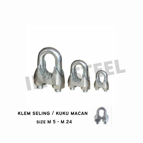 Jual Klem Seling M22 / Kuku Macan M22 / Wire Rope Clip Clamp Seling M22 ...
