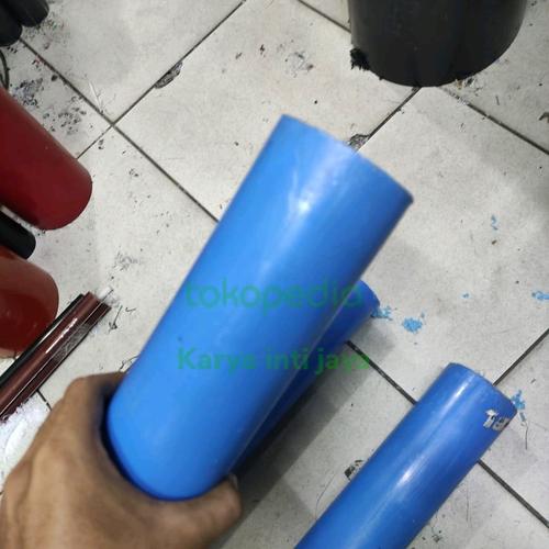 Jual Nylon Polyethylene Rod Blue ( PE Batangan Biru) Dia. 40mm x 100cm ...