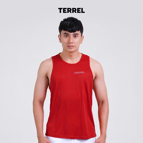 Promo Terrel sportswear basic tanktop red sleeveless singlet pria dry fit gy - XXL - Kota ...