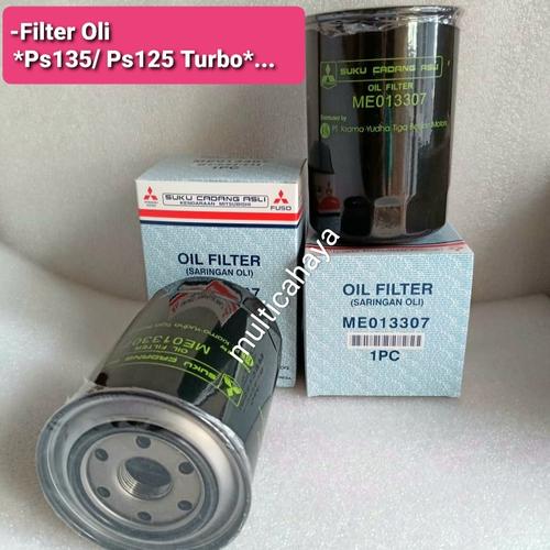 Jual saringan/filter oli Mitsubishi ps135/125turbo canter me013307 ...