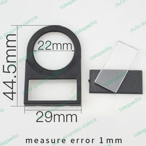 Jual Plat Nama Push Button Selector Pilot Lamp Panel Legend Plate Name ...