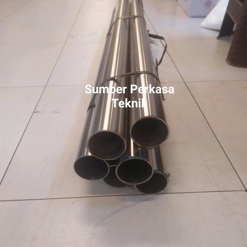 Jual Pipa Sanitary Stainless SS304 L 4" inch / Pipa Foodgrade SS304 ...