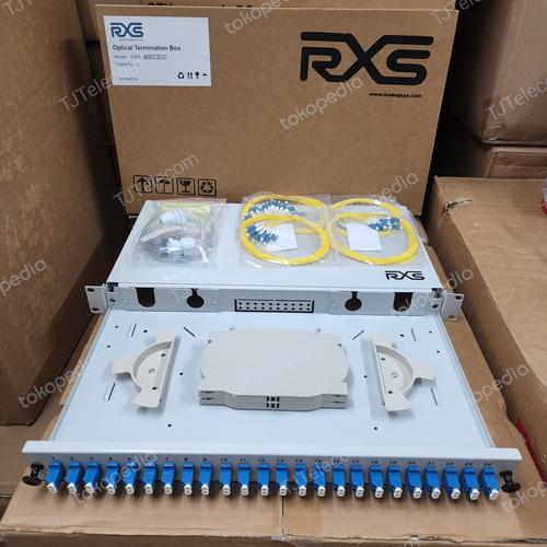 Jual OTB 48 core LC / ODF rack 48 core LC lengkap singlemode - Putih ...