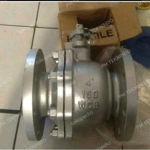 Jual Ball Valve WCB Ansi # 150 Flange 3/4"(inch)/ Ball Valve Ansi #150 ...