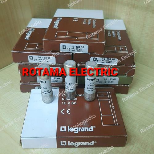 Jual FUSE LEGRAND 10x38 1A 500V 133 01 LEGRAND FUSE KERAMIK 10×38 1A ...