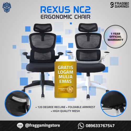 Jual Rexus NC2 Ergonomic Office Chair Kursi Kantor Gaming NC-2 / RexusNC2 - Jakarta Utara - FRAG ...