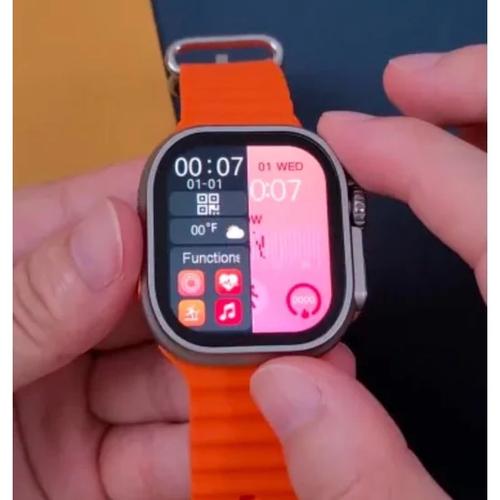 Jual Smart Watch Ultra 8 Mini Size 41mm Connect Android &Ios - Orange ...