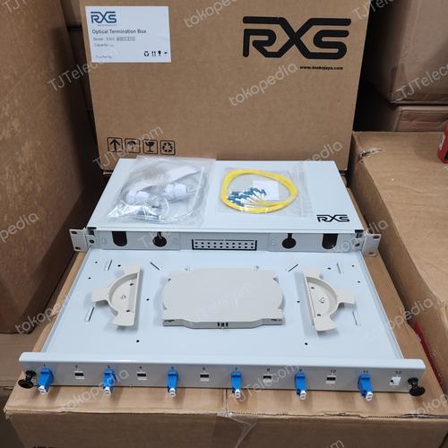 Jual otb rack 12 core LC singlemode / Otb rackmount RXS 12 core LC ...