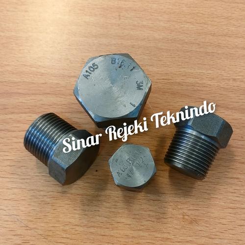 Jual Plug Besi Class 3000 NPT ukuran 2"inch / Hex Plug Class 3000 A105 ...