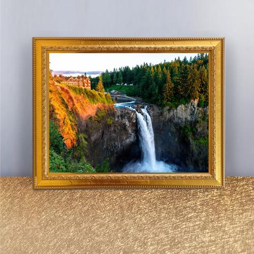 Jual 7.Bingkai + Foto semi canvas.Ukuran : 16" x 24" Lebar bidang 4 cm ...