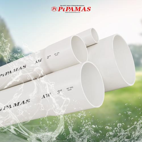 Jual Pipa PVC 3 Inch - 89 mm Pipamas Type AW D C Putih - C - Kab ...