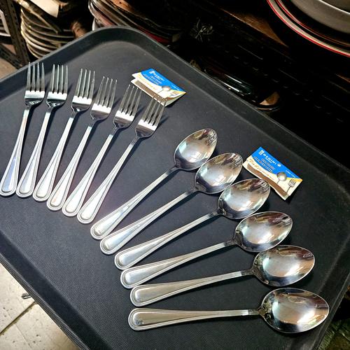 Jual Sendok Makan Garpu Makan HOTEL GEMINI model SMVD Dinner Spoon Fork ...