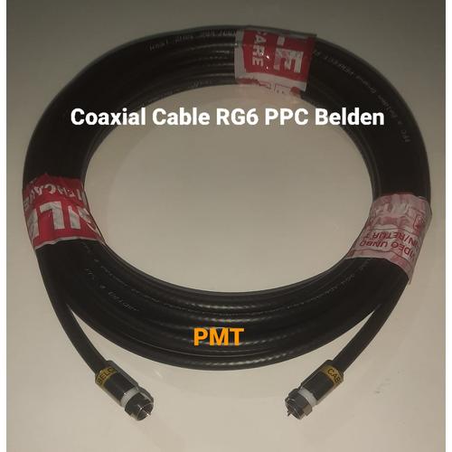 Jual KABEL ANTENNA RG-6 COAXIAL DENGAN KONEKTOR PPC BELDEN Original - 1 ...