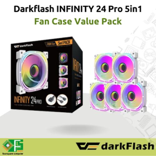 Jual Fan Case 12cm darkFlash INFINITY 24 ARGB Fan 5in1 Value Pack ...
