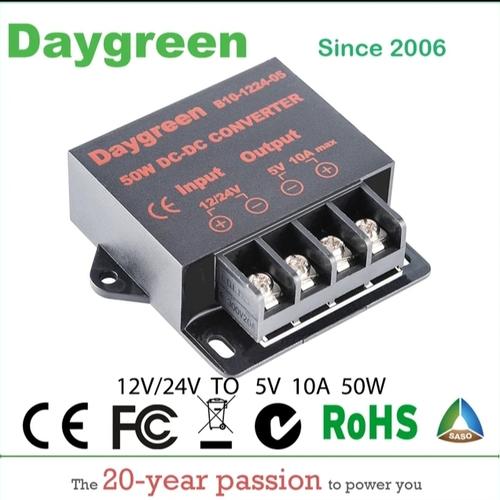 Jual Daygreen Stepdown Converter DC 12V 24V to 5V 10A 50W Buck Regulator - Jakarta Timur - Yoga ...