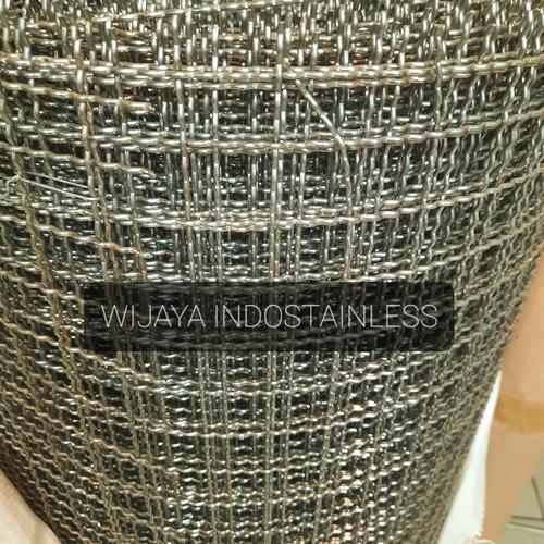 Jual Kawat Mesh 25mm x 25mm Tebal 2mm Stainless SS304 Anyam Cacing ...