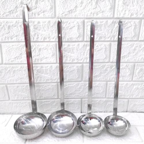 Jual Irus Bakso Soup Ladle Centong Bakso Kuah Stainless 6 8 10 oz - 10 ...