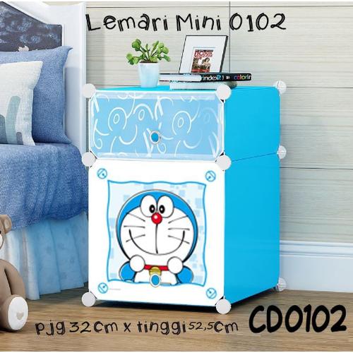 Jual Kotak Lemari Almari Laci Meja Kecil 2 Susun Lucu Samping Kamar ...