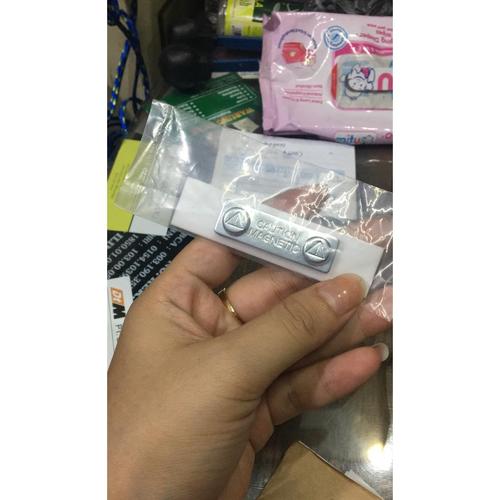 Jual Papan Nama - Name Tag - Papan Nama Grafir - List Putih, 1 baris ...