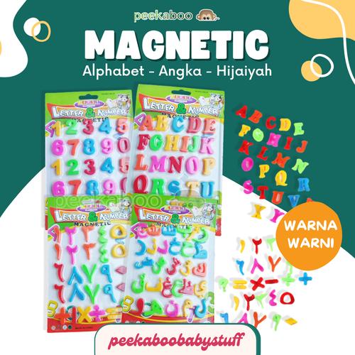 Jual MAGNETIC MAINAN EDUKASI ANAK MAGNET ALPHABET ANGKA HURUF HIJAIYAH ...
