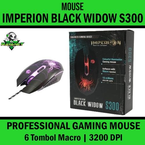 Jual Mouse Imperion Black Widow S300 | Professional Gaming Mouse ...
