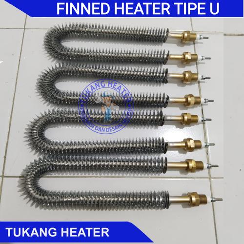 Jual Finned Heater Model Bentuk Tipe U Pemanas ukuran 40 cm x 220 Volt ...