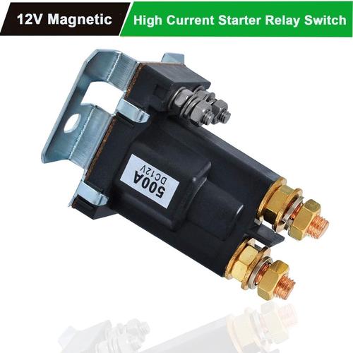 Jual 4 Pin 12V 500A Dual Battery Relay Start On/Off Switch Power ...
