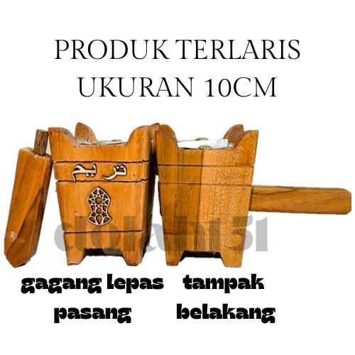 Jual wadah bakaran buhur kayu jati muda uk 10cm prapen kayu jati muda ...