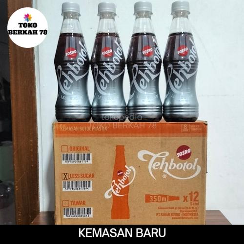 Jual Teh Botol Sosro Less Sugar 350 Ml ( Karton ) - Kota Depok - TOKO ...