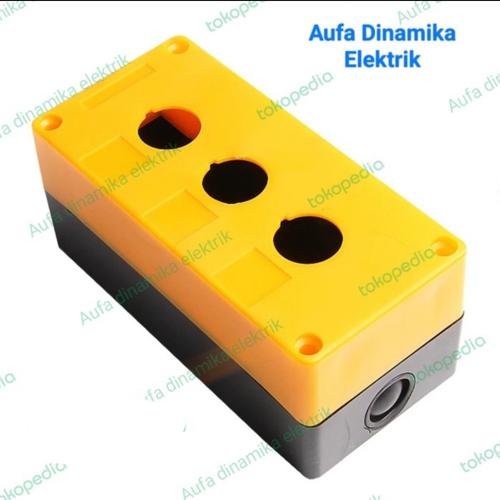 Jual Box Control 3 Lubang 22mm Box push button station 22 mm 3 Lubang ...