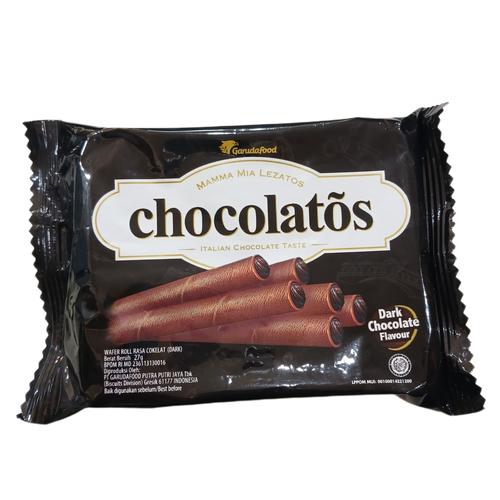 Jual CHOCOLATOS Wafer Dark Chocolate/Cokelat 27gr -1 BUNGKUS - Jakarta ...
