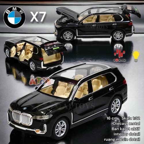 Promo Miniatur diecast mobil BMW X7 hitam 16 cm 1:32 - bmw i8 hitam ...
