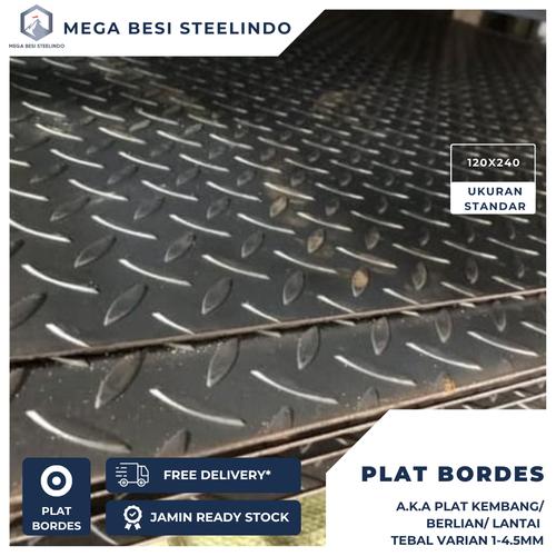 Jual plat bordes - 2.3mm - Kab. Bekasi - Mega Besi Steelindo | Tokopedia