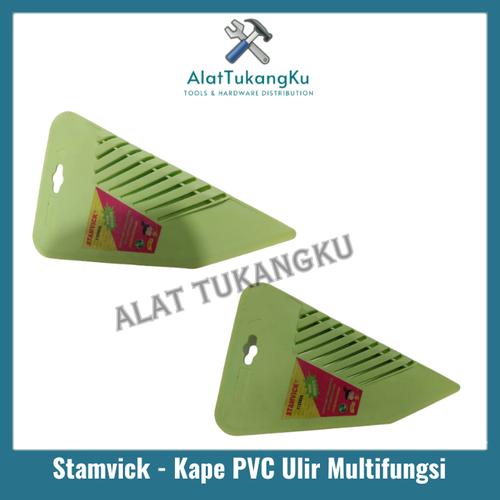 Jual Stamvick Kape Plastik Tebal / PVC Scraper Gypsum / Alat Dempul ...