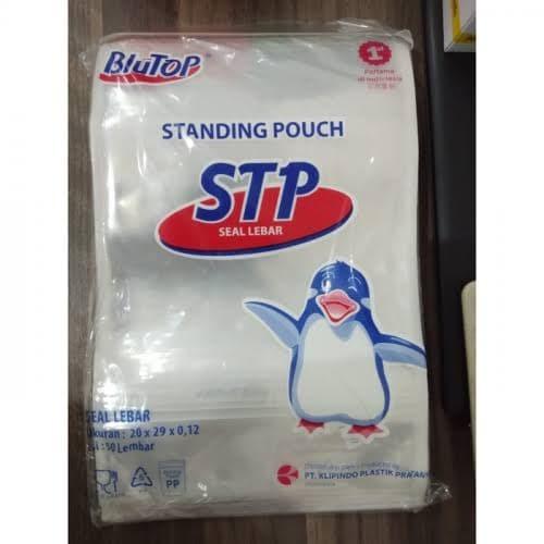 Jual KLIP PLASTIK KEMASAN BENING TEBAL STANDING UP POUCH 20 X 29 CM ...