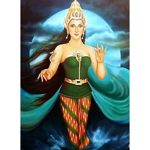 Jual Poster Hiasan Dinding Lukisan Cetak Nyi Roro Kidul Plus Bingkai ...