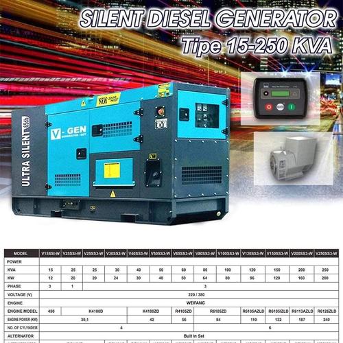 Jual Genset silent 60 kva V-Gen Generator - Kota Tangerang - ENERGI ...