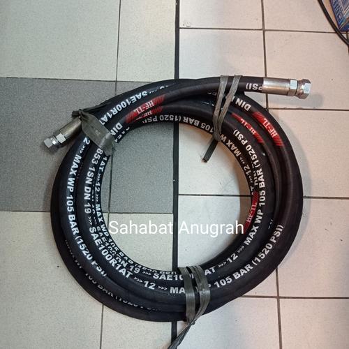 Jual Hose hydraulic // selang hidrolik 3/4" R2 X 2000mm NPT Female - Jakarta Barat - sahabat ...