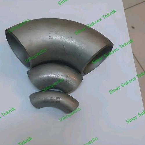 Jual Elbow Las Stainless 1" Inch SCH10 SS304 / Knee SUS 304 Welded ...